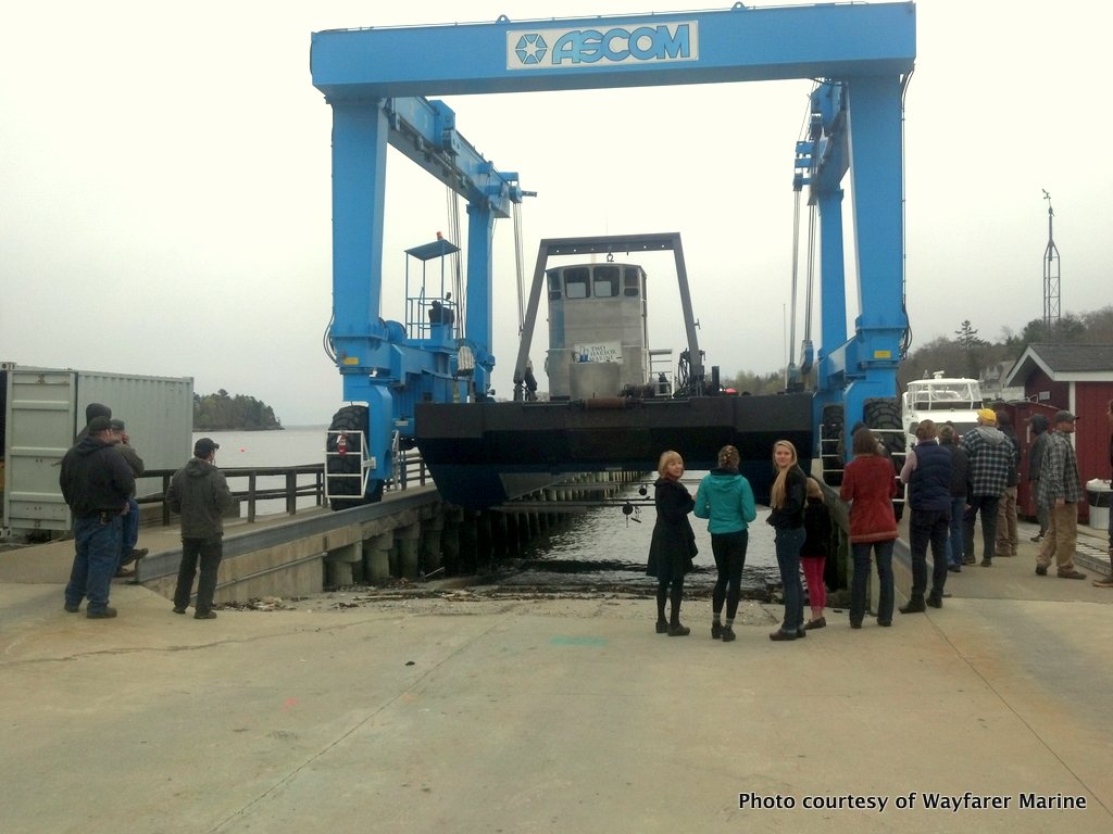 A Yacht It’s Not: Launching a New Work Boat | US Harbors