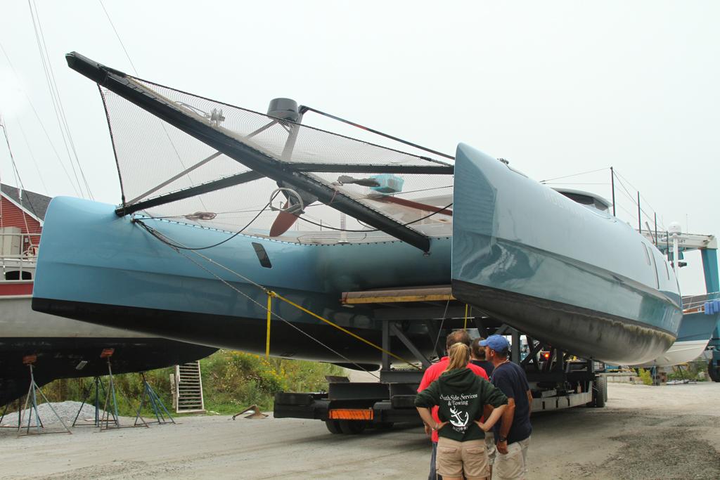 Here Kitty, Kitty! Hauling a Gunboat at Lyman-Morse | US Harbors