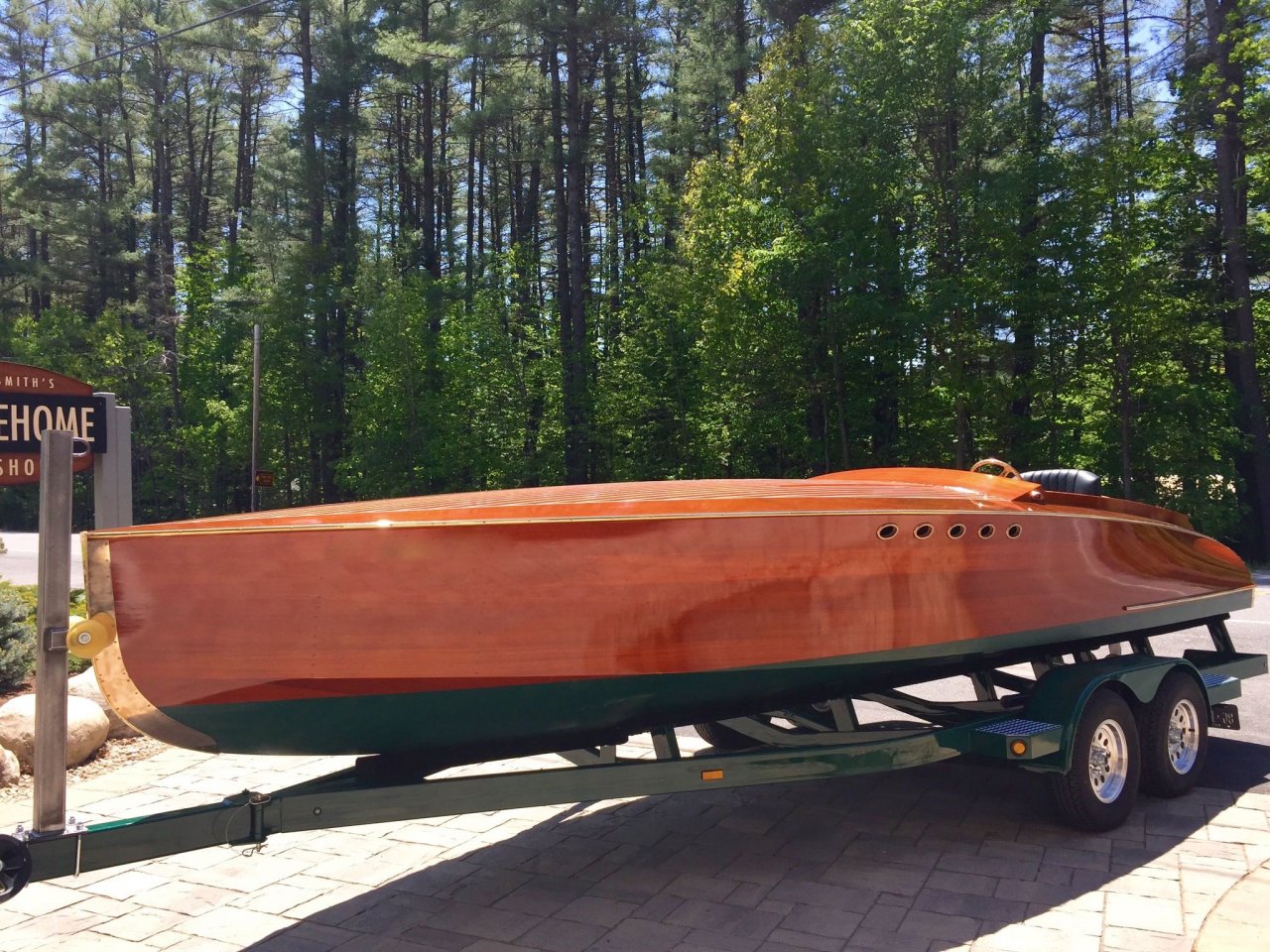 Launch Day for Tumblehome 24 Motorboat | US Harbors