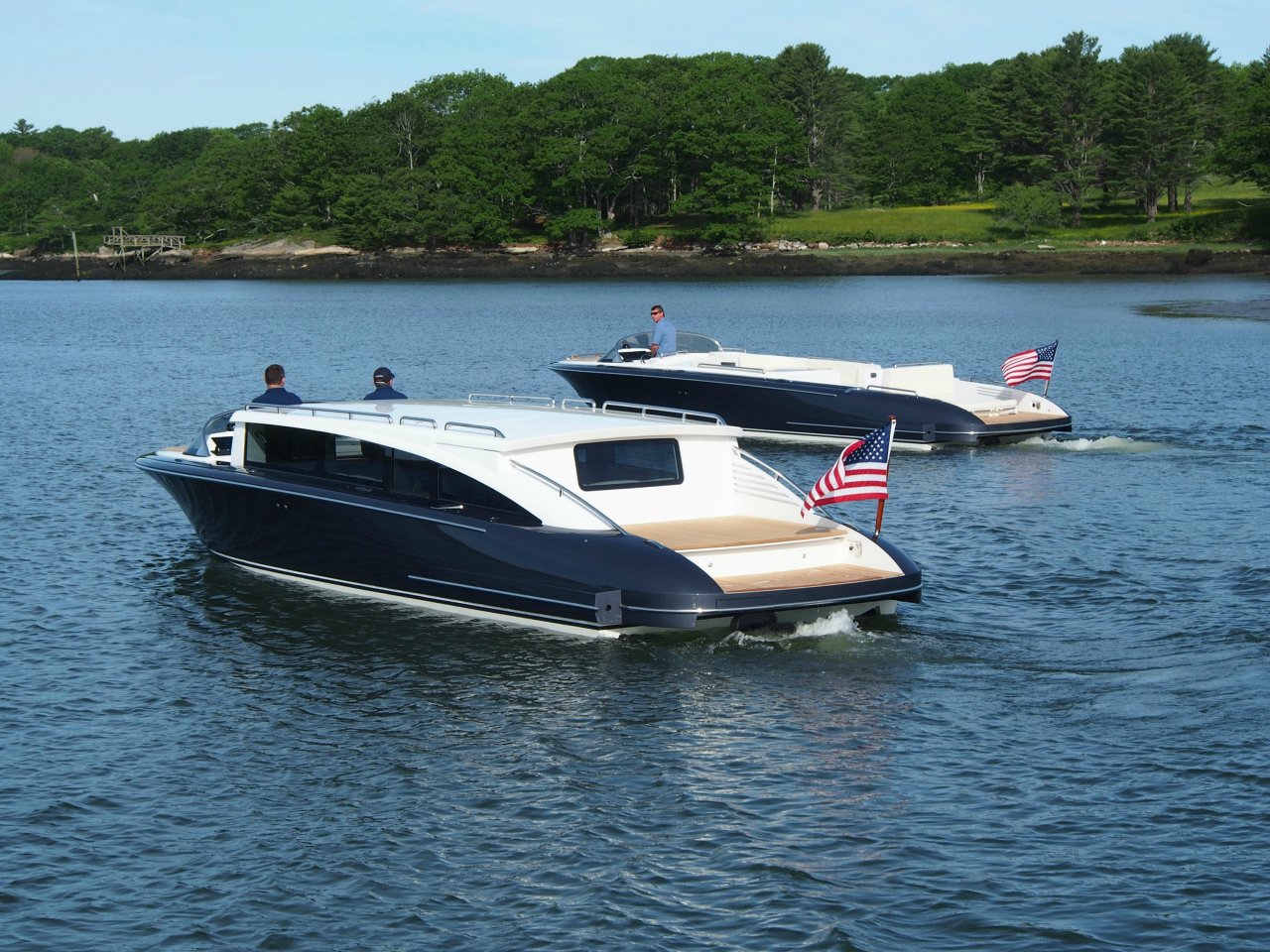 Two Matching 10.5 Meter Tenders Launched by Hodgdon Custom Tenders | US ...