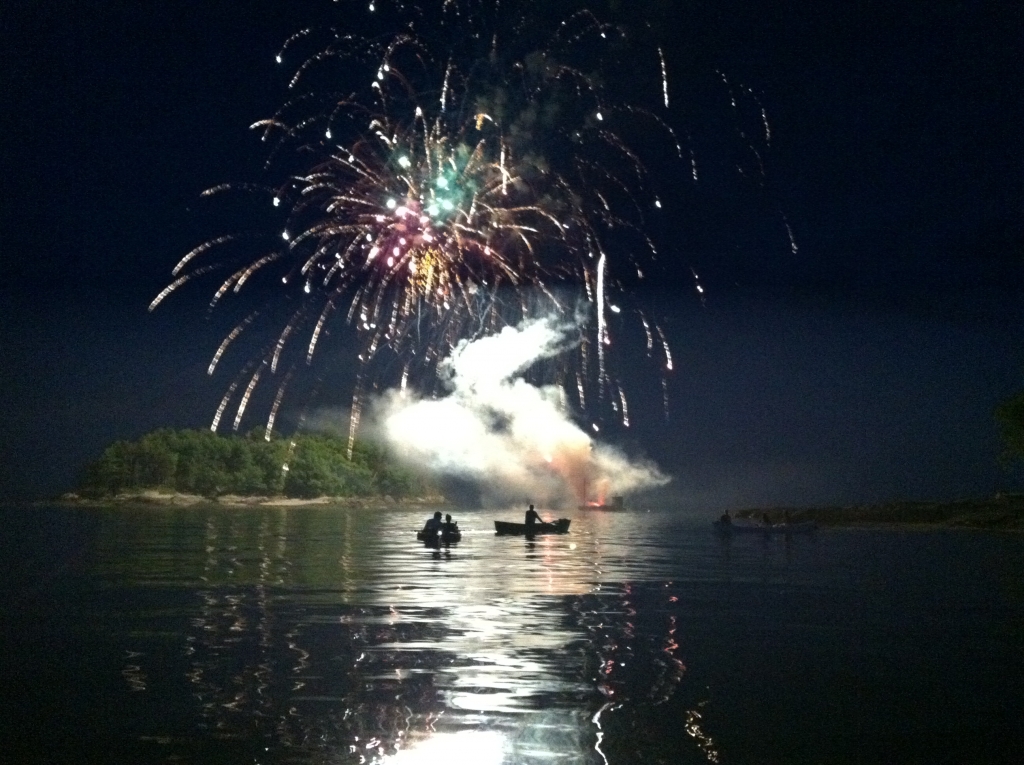 Enjoying the View on a Fireworks Rain Date | US Harbors