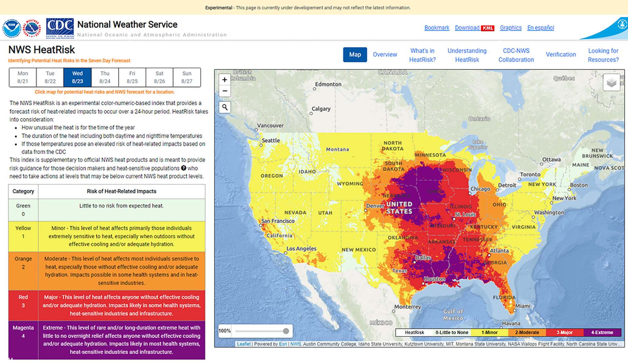 New Heat Tracking & Warning Tool Released by NOAA | US Harbors