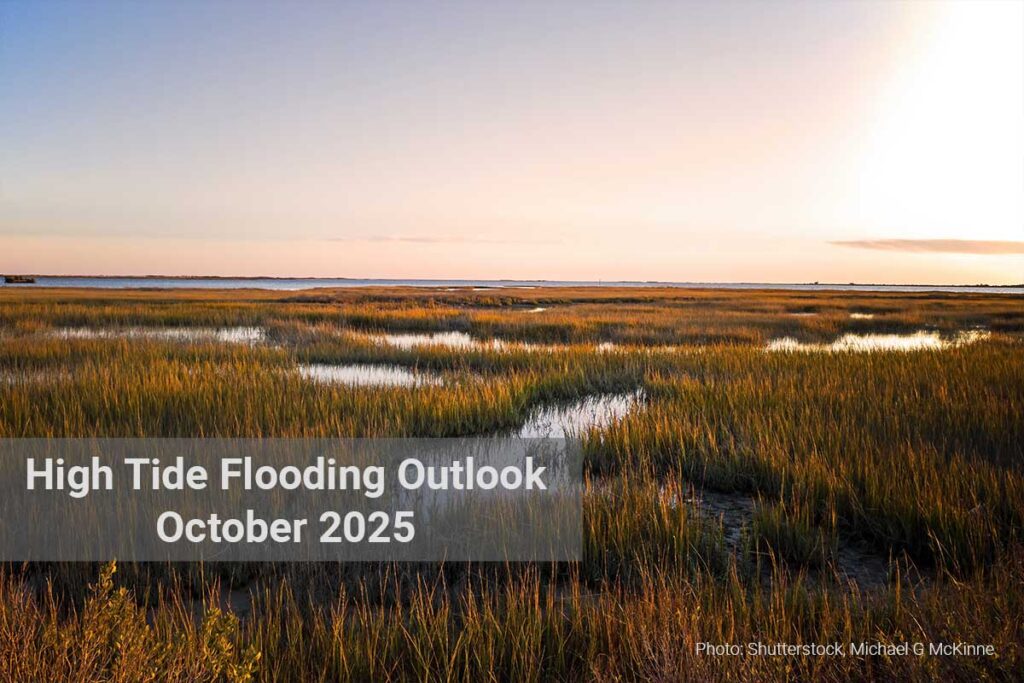 High Tide Flooding Outlook for October 2025 | US Harbors